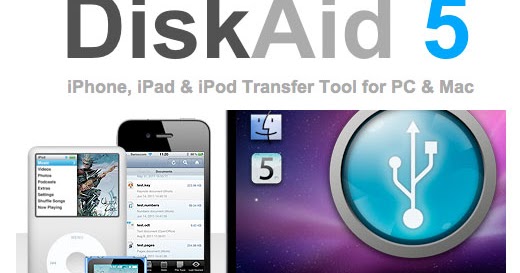 برنامج DiskAid لتحرير و إستعراض ملفات الأيفون